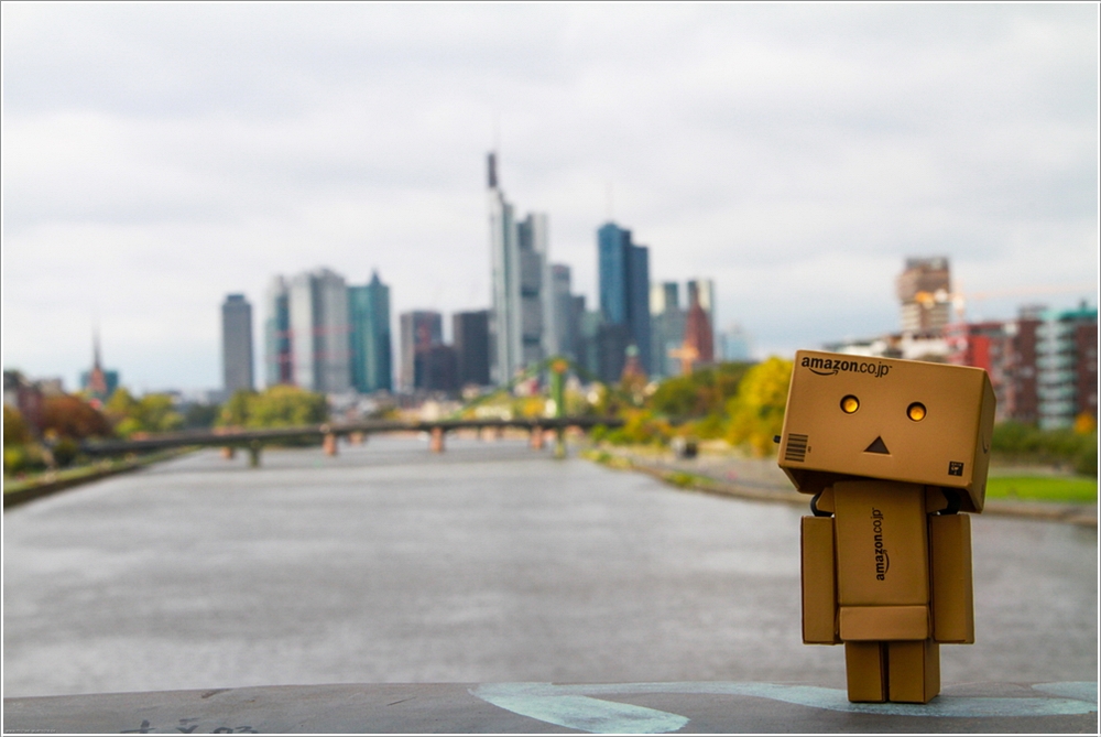 Danbo in freier Wildbahn und im freien Fall | BLOGFOTOGRAFIE